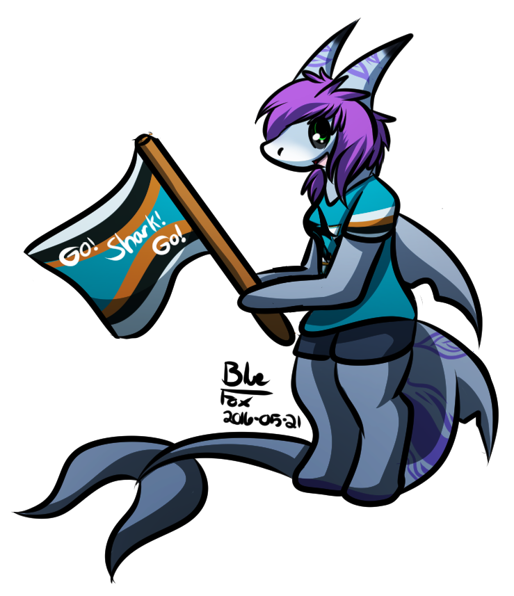 Let's Go Sharks by nosferatu16