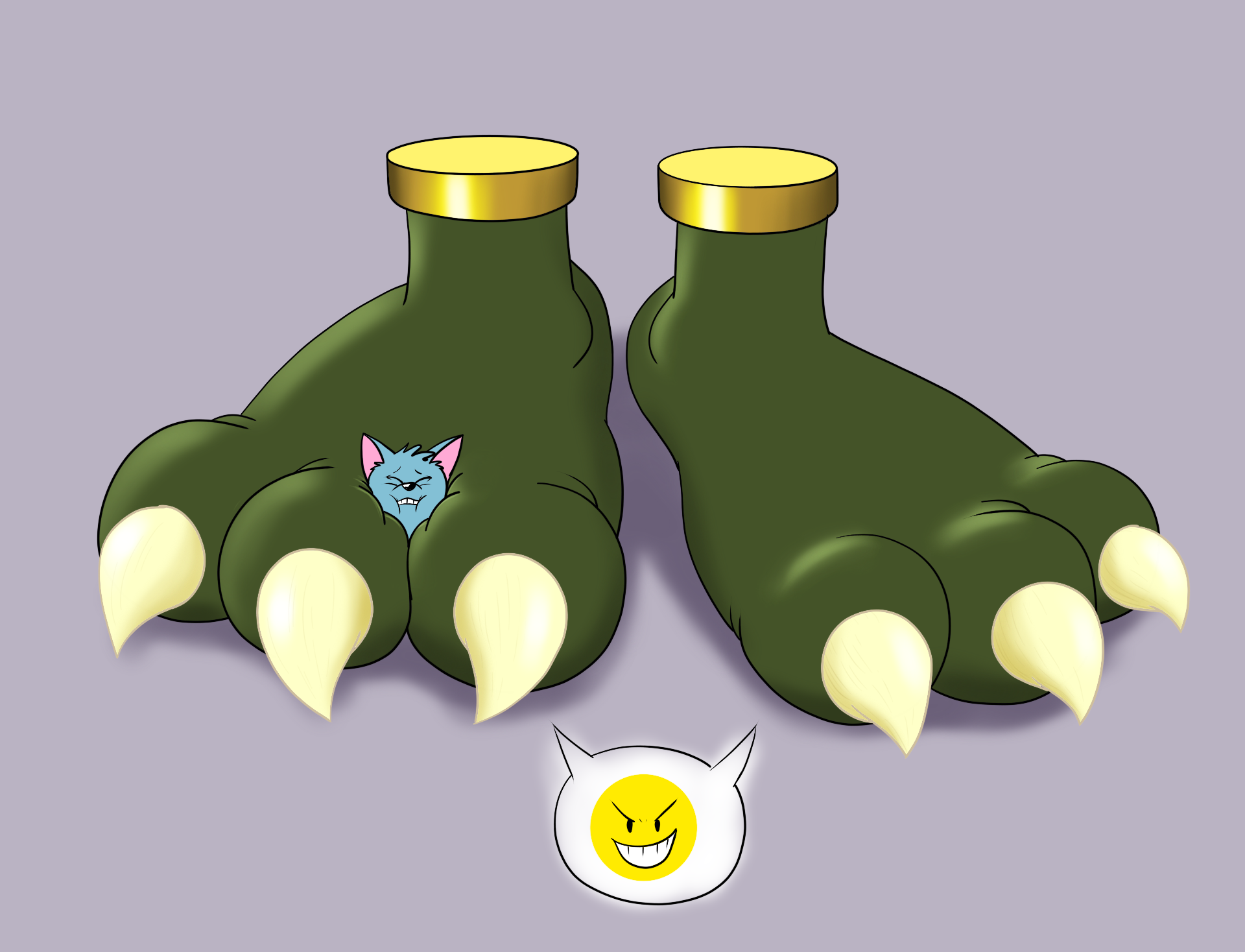 Between King Koopa's Toes by Strangefacts101