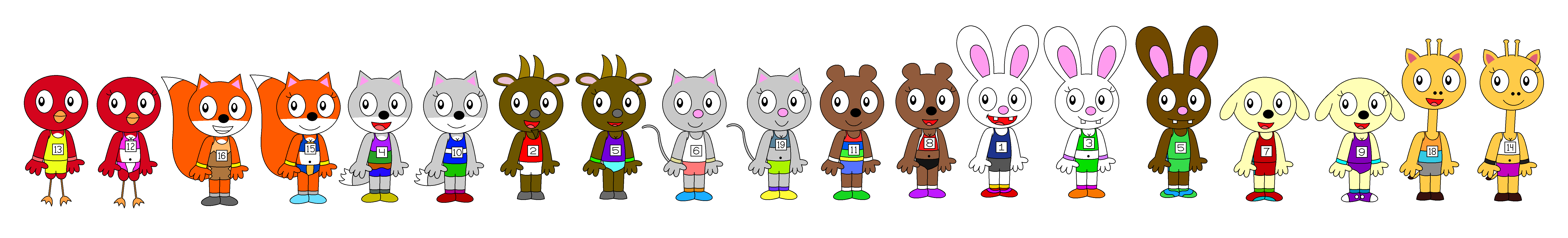 Track and Field Uniforms (Robertbrasil version) by pingguolover