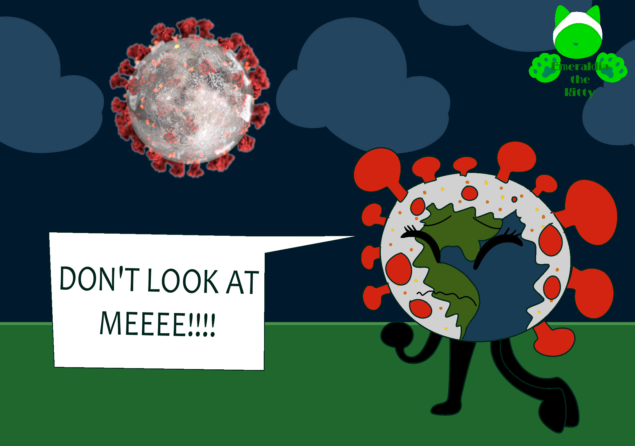 Earth Werecovid19 TF by EmeraldiatheKitty