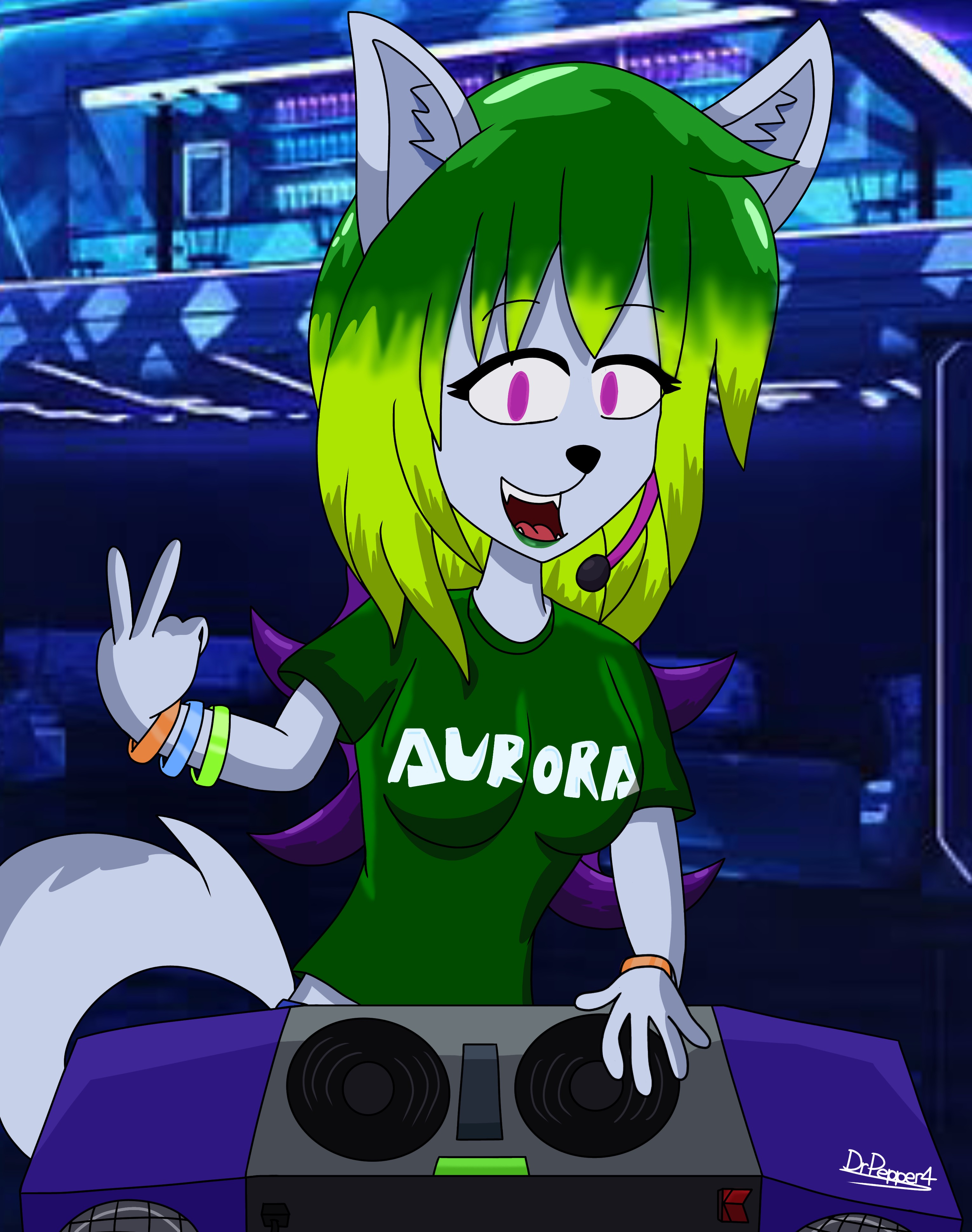DJ Aurora (Fanart) By Drpepper40 by Orca666