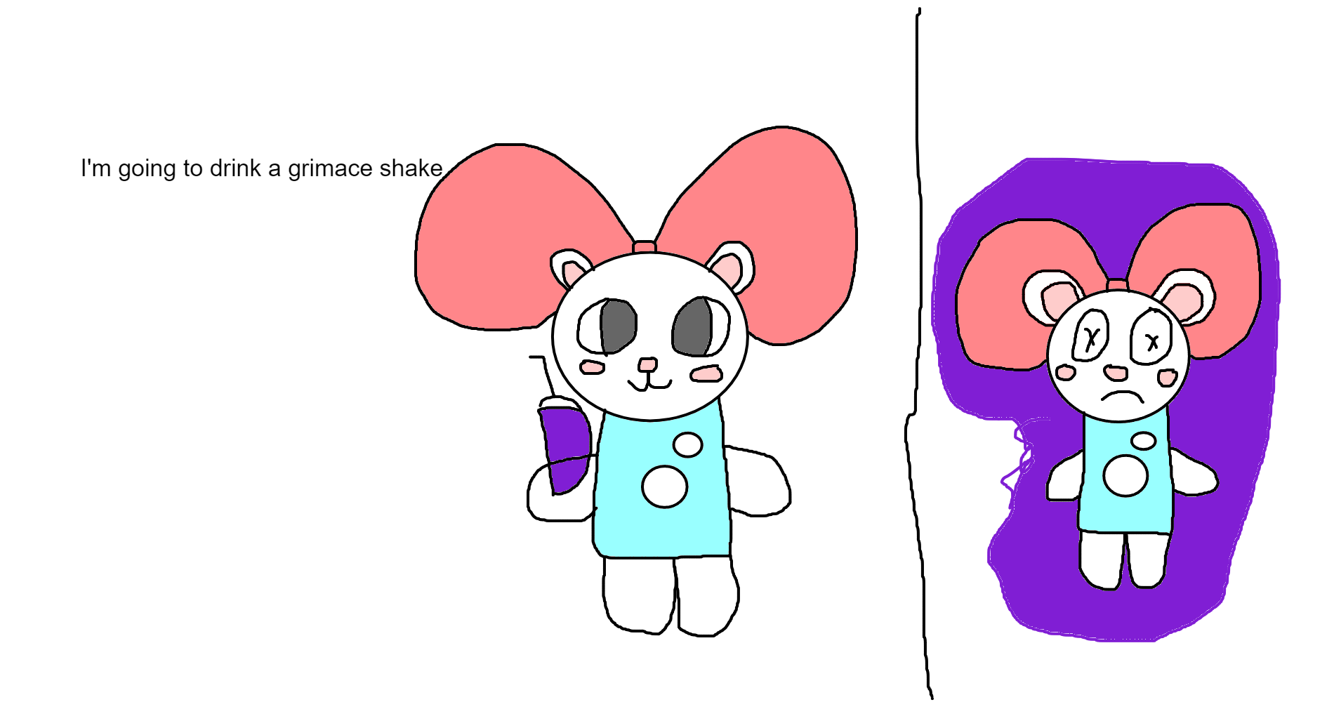 Rinny tries a Grimace Shake and Dies by Donnie201