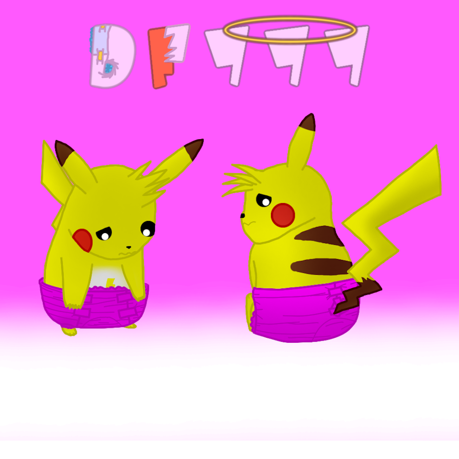 [C] Diapified Donnie's Pikachu by DiaperFox777