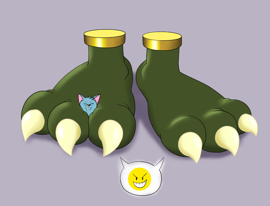 Between King Koopa's Toes by Strangefacts101