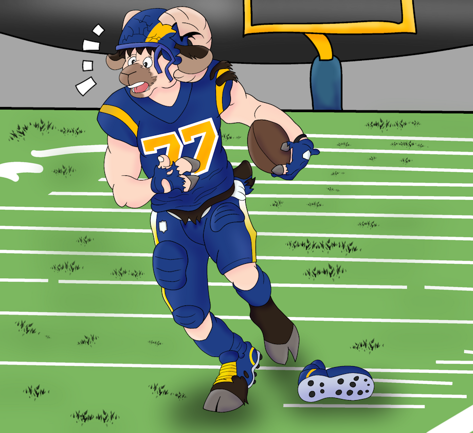 [Commission] Football Mascot TF by nobodyish0me