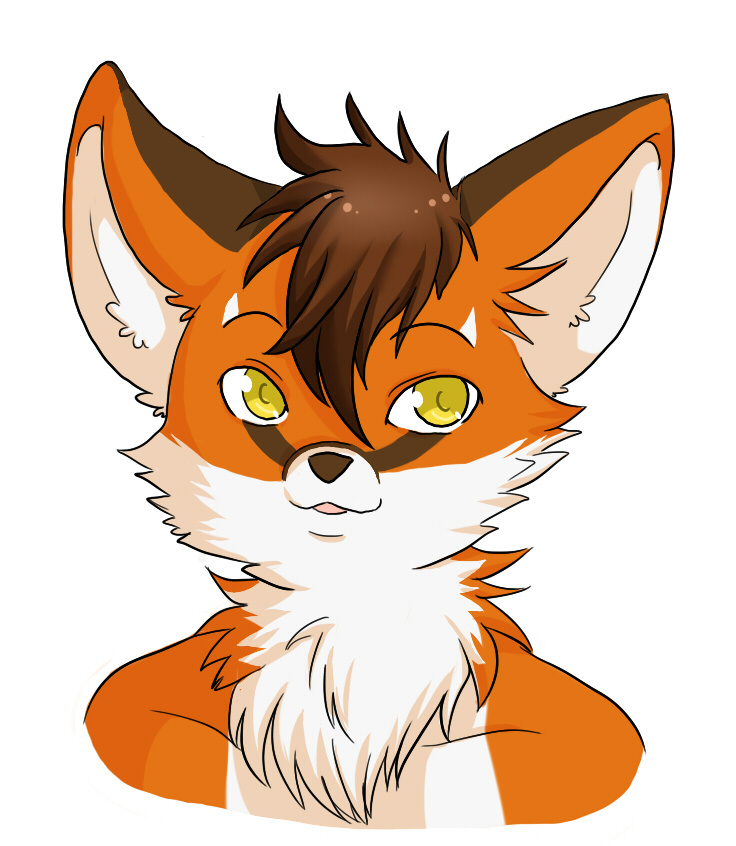 Cute Headshot :3 by WereFox